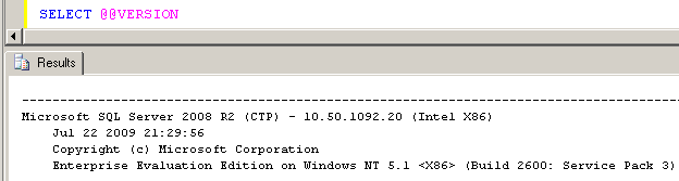 MSSQLServer sp_MSgetversion Extended Stored Procedure