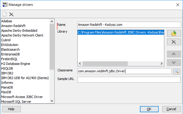 Connect Amazon Redshift from SQL Workbench using JDBC Driver Connect Amazon Redshift from SQL Workbench using JDBC Driver