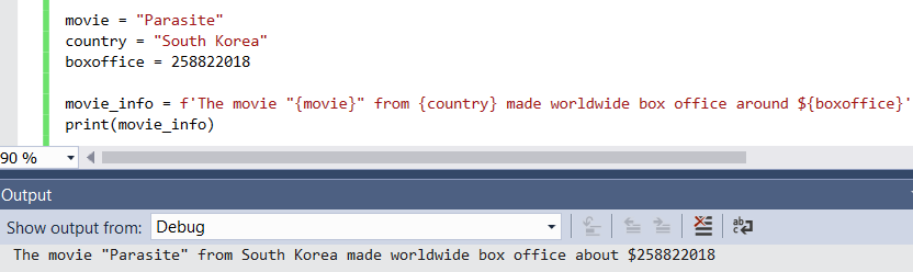 String Format Function With Multiple Variables Python Code Sample