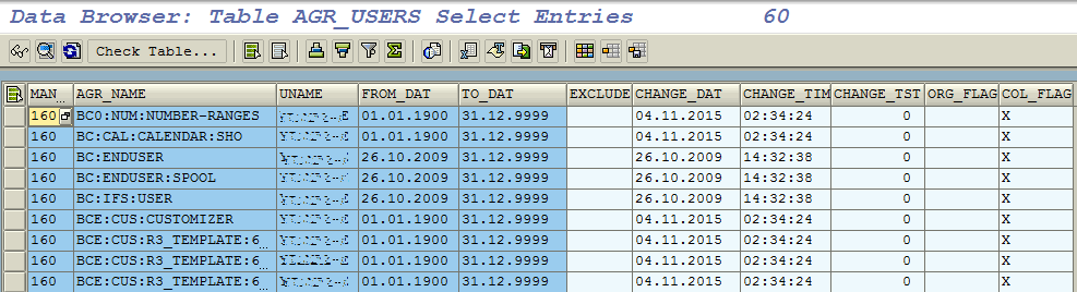List SAP User-Roles Assignments in ABAP Code List SAP User-Roles Assignments in ABAP Code