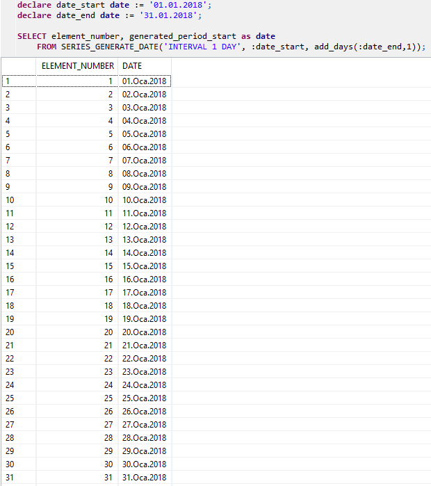 Create Dates Table using SQLScript on SAP HANA Database Create Dates Table using SQLScript on SAP HANA Database