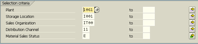 Set Default Single Values List for SAP Selection Screen Parameter Set Default Single Values List for SAP Selection Screen Parameter