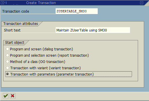 Create SAP Transaction To Maintain ABAP Table Using SM30