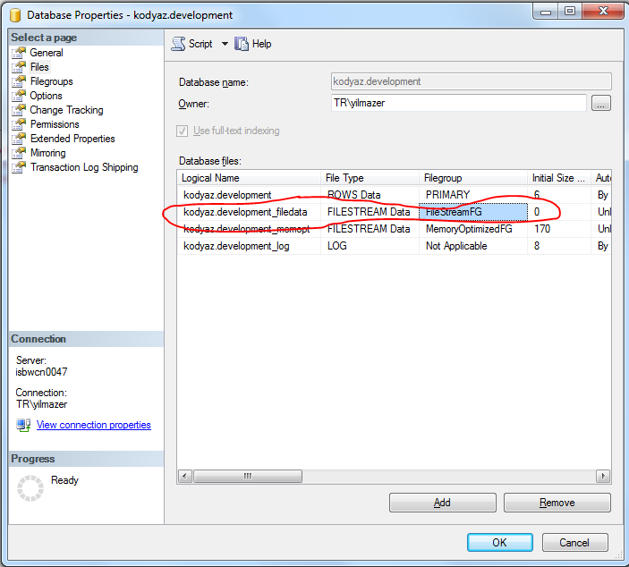 FileTable Objects Require The FILESTREAM Database Option DIRECTORY NAME To Be Non NULL