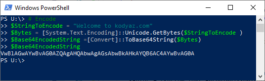 Decode Base64-Encoded String on Windows using PowerShell Decode Base64-Encoded String on Windows using PowerShell
